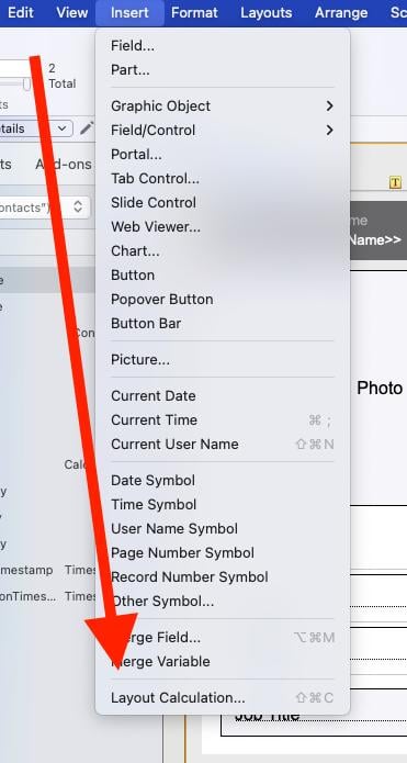 Filemaker 2023 Layout Calculation